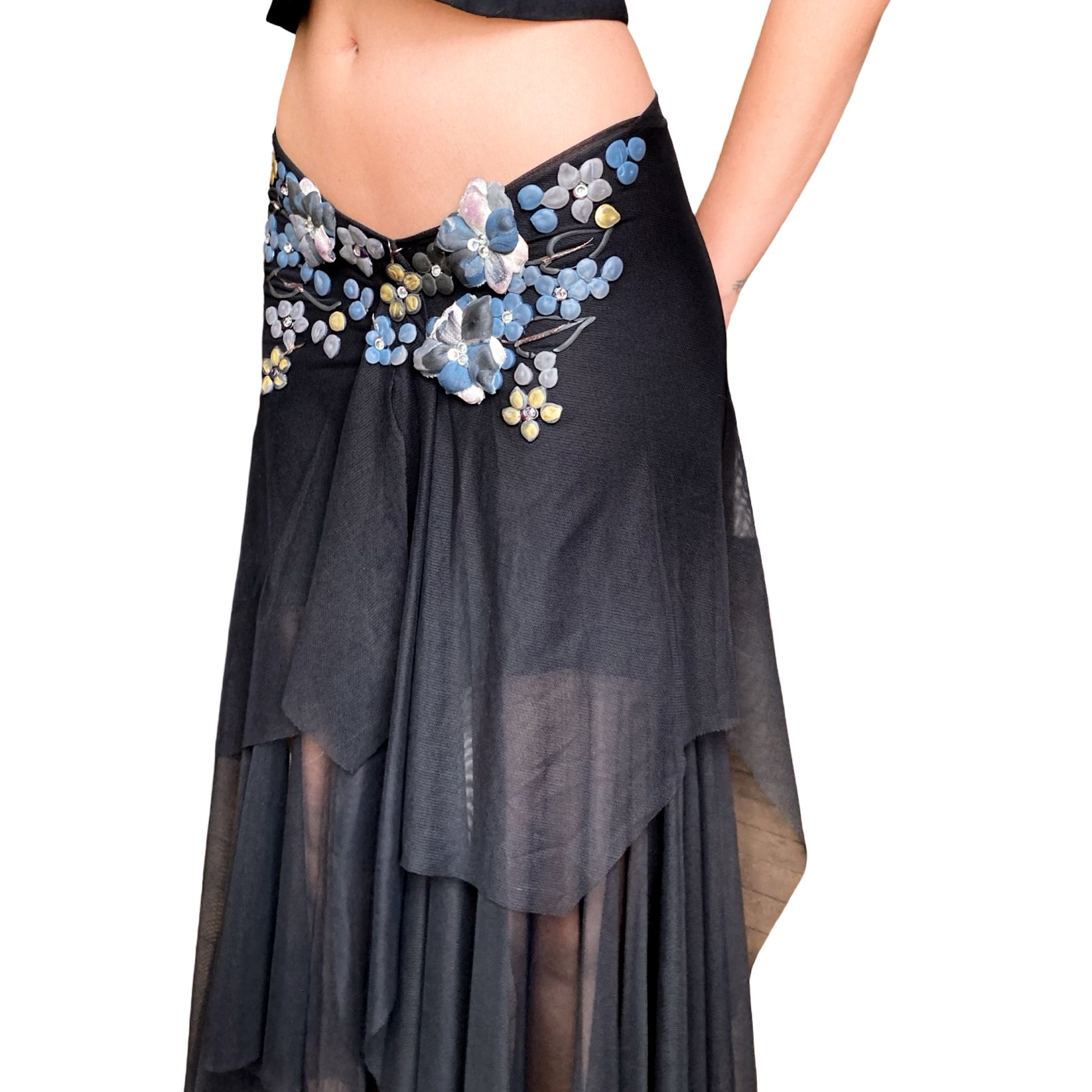 Ema Savahl Couture 1999 maxi skirt / midi dress – InLouve