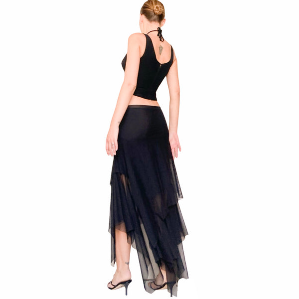 Ema Savahl Couture 1999 maxi skirt / midi dress – InLouve